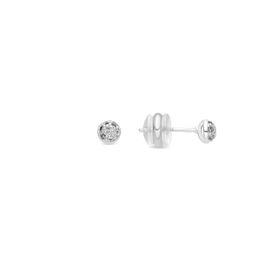 Luxenter Ohrringe mit Silber-Finish und funkelnden Zirkonia &ndash; Chikra