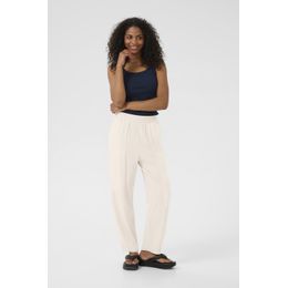Kaffe Casual Hose Regular fit Light Sand Linen sand