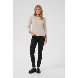 Kaffe Strickpullover Regular fit cream
