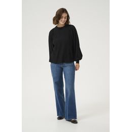 Kaffe Langarm-Bluse Regular fit Black