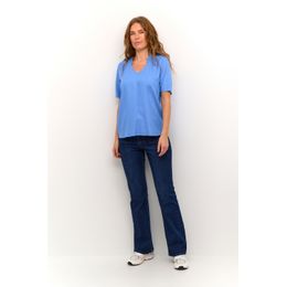 Kaffe Kurzarm-Bluse Regular fit Ultramarine blue