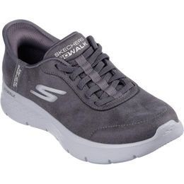 Skechers Go Walk Flex Mali Textile Damen Sneakers In Anthrazit