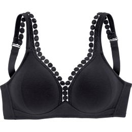 Damen Soft-BH schwarz, Gr&ouml;&szlig;e 100C