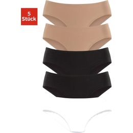 Petite Fleur Damen Jazz-Pants Slips beige, schwarz, wei&szlig;, Gr&ouml;&szlig;e 32/34