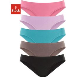 Petite Fleur Damen Bikinislip pink, t&uuml;rkis, lila, taupe, schwarz, Gr&ouml;&szlig;e 32/34