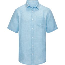John Devin Herren Leinenhemd hellblau, Gr&ouml;&szlig;e S (37/38)