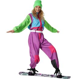 TecTake&reg; Damenkost&uuml;m Retro 80er 90er Ski Anzug