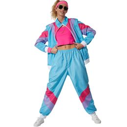 TecTake&reg; Damenkost&uuml;m Retro 80er 90er Jahre Jogginganzug Set