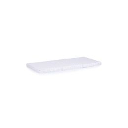 Chipolino Babybett Matratze Stars faltbar, Bezug waschbar, Gr&ouml;&szlig;e 120 x 60 x 6 cm wei&szlig; Sterne
