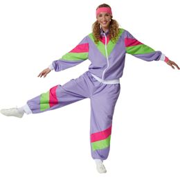 TecTake&reg; Damenkost&uuml;m Retro 80er 90er Jahre Jogginganzug