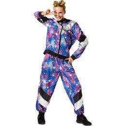 TecTake&reg; Damenkost&uuml;m Retro 80er 90er Jahre Disco Jogginganzug