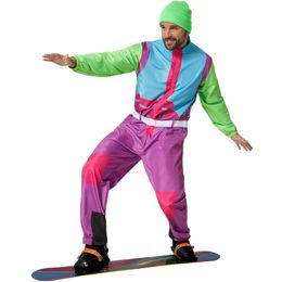 TecTake&reg; Herrenkost&uuml;m Retro 80er 90er Ski Anzug
