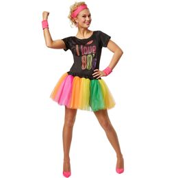 TecTake&reg; Frauenkost&uuml;m 80er Jahre Disco-Lady