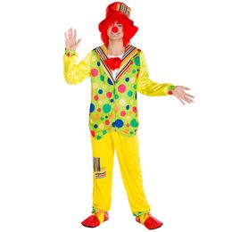 TecTake&reg; Herrenkost&uuml;m Clown Pipetto