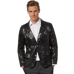 TecTake&reg; Pailletten-Jackett Herren