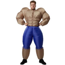 TecTake&reg; Aufblasbares Kost&uuml;m Bodybuilder