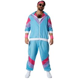 TecTake&reg; Herrenkost&uuml;m Retro 80er 90er Jahre Jogginganzug Set