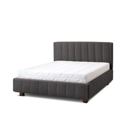 Letti Moderni Polsterbett Calma 160x200 in Siena Dark Gray