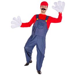 TecTake&reg; Herrenkost&uuml;m super Klempner Mario