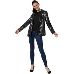 TecTake&reg; Pailletten-Jackett Damen