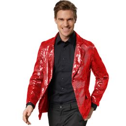 TecTake&reg; Pailletten-Jackett Herren