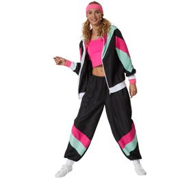 TecTake&reg; Damenkost&uuml;m Retro 80er 90er Jahre Jogginganzug