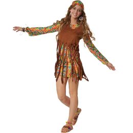 TecTake&reg; Frauenkost&uuml;m Rebellische Hippie Squaw