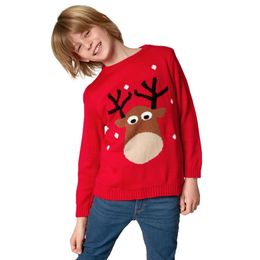 TecTake&reg; Weihnachtspullover reizendes Rentier f&uuml;r Kinder