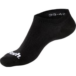 Bench Damen Sportsocken 6x schwarz, Gr&ouml;&szlig;e 35/38