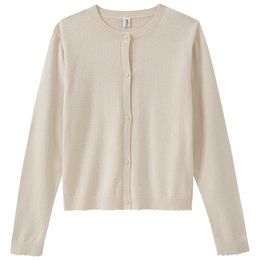 Yigga M&auml;dchen Strickjacke mit Ajour-Muster