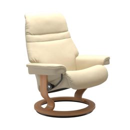 Relaxsessel stressless "Sunrise", beige (vanilla paloma), B:79cm H:103cm T:73cm, Leder BATICK: BATICK ist ein leicht korrigiertes, durchgef&auml;rbtes und genarbtes M&ouml;belleder, bei dem die meisten Unebenheiten und Spuren in der Regel entfernt wurden.;Leder PALOMA: PALOMA ist ein durchgef&auml;rbtes Semianilin-M&ouml;belleder mit nat&uuml;rlicher Narbung.;ROHLEDER Stoff Q2 FARON: Ein fester zuverl&auml;ssiger Boucl&eacute; mit ei