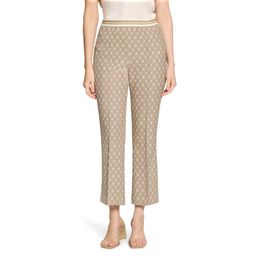 Stoffhose Betty Barclay "Damen Slim Fit", Damen, Gr. 42, Normalgr&ouml;&szlig;en, nature, cream, Obermaterial: 88% Polyester, 12% Elasthan, slim fit 3/4-L&auml;nge, Hosen Stoffhose