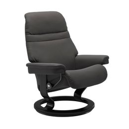 Relaxsessel stressless "Sunrise", grau (rock paloma), B:75cm H:100cm T:73cm, Leder BATICK: BATICK ist ein leicht korrigiertes, durchgef&auml;rbtes und genarbtes M&ouml;belleder, bei dem die meisten Unebenheiten und Spuren in der Regel entfernt wurden.;Leder PALOMA: PALOMA ist ein durchgef&auml;rbtes Semianilin-M&ouml;belleder mit nat&uuml;rlicher Narbung.;ROHLEDER Stoff Q2 FARON: Ein fester zuverl&auml;ssiger Boucl&eacute; mit einem 
