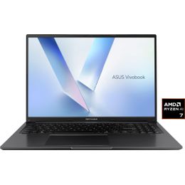 ASUS Notebook "Vivobook 18 M1807HA-S8087W", quiet blau, 16 GB RAM 1.000 GB SSD, Ryzen 7, Windows 11 Home, Notebooks