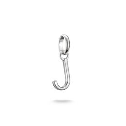 Charm Buchstabe Thomas Sabo "Charm Alphabet/Buchstabe - Connect", silber (silberfarben), Charms, Damen, J, Silber 925 (recycelt)