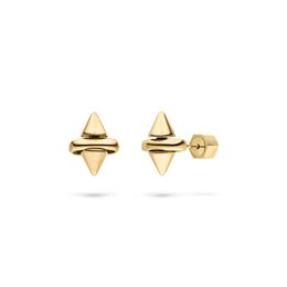 Paar Ohrstecker Liebeskind Berlin "Spikes", gold (gelbgoldfarben), Ohrringe, Damen, Edelstahl