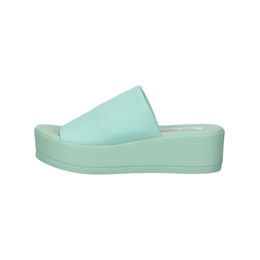 Pantolette Steve Madden "Steve Madden Pantoletten Textil", Damen, Gr. 40, gr&uuml;n (sage), Textil, Schuhe Pantolette