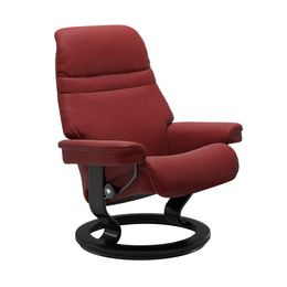Relaxsessel stressless "Sunrise", rot (cherry paloma), B:75cm H:100cm T:73cm, Leder BATICK: BATICK ist ein leicht korrigiertes, durchgef&auml;rbtes und genarbtes M&ouml;belleder, bei dem die meisten Unebenheiten und Spuren in der Regel entfernt wurden.;Leder PALOMA: PALOMA ist ein durchgef&auml;rbtes Semianilin-M&ouml;belleder mit nat&uuml;rlicher Narbung.;ROHLEDER Stoff Q2 FARON: Ein fester zuverl&auml;ssiger Boucl&eacute; mit einem