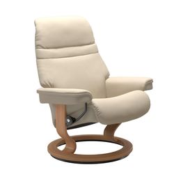 Relaxsessel stressless "Sunrise", beige (cream batick), B:79cm H:103cm T:73cm, Leder BATICK: BATICK ist ein leicht korrigiertes, durchgef&auml;rbtes und genarbtes M&ouml;belleder, bei dem die meisten Unebenheiten und Spuren in der Regel entfernt wurden.;Leder PALOMA: PALOMA ist ein durchgef&auml;rbtes Semianilin-M&ouml;belleder mit nat&uuml;rlicher Narbung.;ROHLEDER Stoff Q2 FARON: Ein fester zuverl&auml;ssiger Boucl&eacute; mit eine