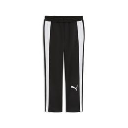 Sporthose Puma "T7 Big Cat Trainingshose Herren", Herren, Gr. L, Normalgr&ouml;&szlig;en, schwarz, Obermaterial: 67% Polyester, 33% Baumwolle. Tasche &ndash; Oben: 100% Baumwolle. Tasche &ndash; Unten: 67% Polyester, 33% Baumwolle, relaxed fit, Hosen Sporthose