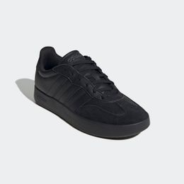Sneaker adidas Sportswear "BARREDA", Herren, Gr. 41, schwarz (core schwarz, core schwarz, grau six), Leder, Synthetik, Schuhe Sneaker, inspiriert vom Design des adidas handball spezial