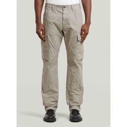 G-Star Raw Cargohose G-STAR "Clean Regular Cargo Pants", Herren, Gr. 28, L&auml;nge 32, beige (elephant skin gd), Obermaterial: 70% Baumwolle, 30% Baumwolle, Hosen Cargohose