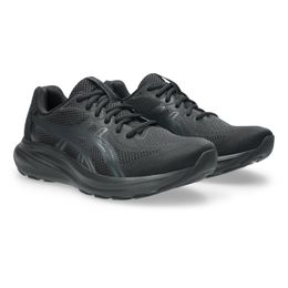 Laufschuh asics "GEL-CONTEND 10", Herren, Gr. 45, schwarz, carrier grau, Synthetik, Schuhe Laufschuh