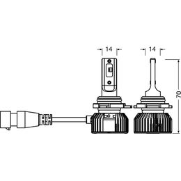 Osram Gl&uuml;hlampe, Hauptscheinwerfer 9012dwnbsm2hb