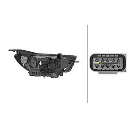 Hella Hauptscheinwerfer 1ex354862071 LED links f&uuml;r Opel