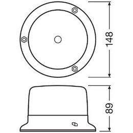 Osram Rundumkennleuchte LED Rundumleuchte rbl102