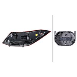 Hella Heckleuchte 2sk013102071 LED links f&uuml;r Mercedes