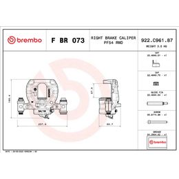 Brembo Bremssattel fbr073 rechts f&uuml;r Mercedes