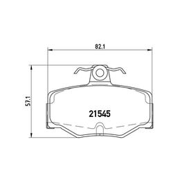 MAGNETI MARELLI Bremsbelagsatz, Scheibenbremse 363700456024 f&uuml;r NISSAN