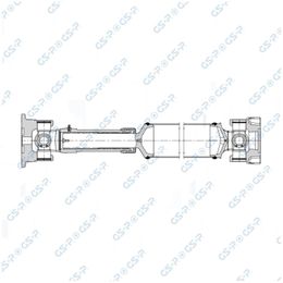 GSP Gelenkwelle, Achsantrieb ps902132 f&uuml;r DODGE